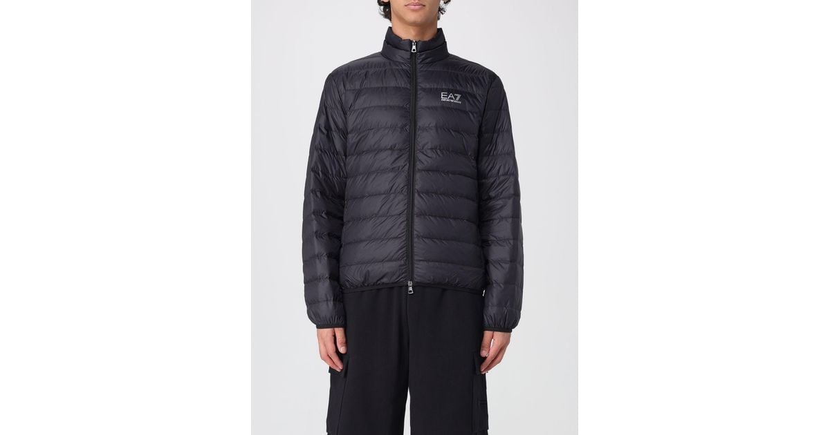 EA7 Jacket in Blue for Men | Lyst