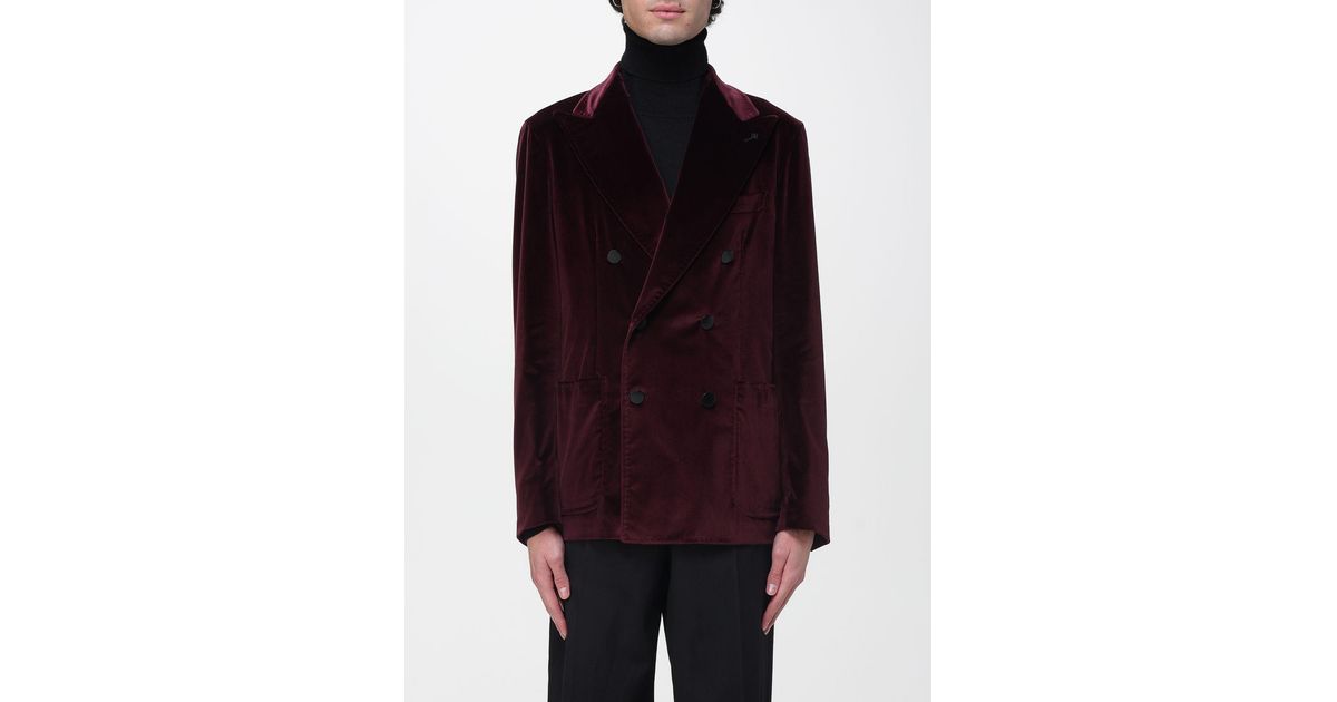 Tagliatore Jacket in Purple for Men | Lyst UK