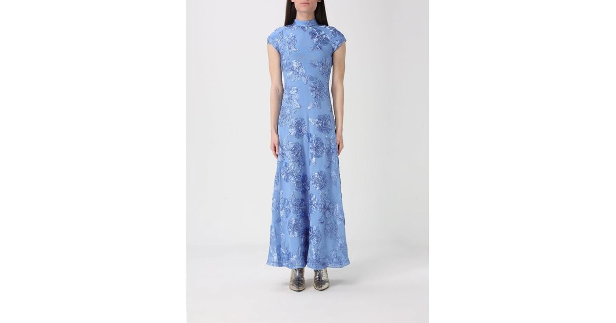 ROTATE BIRGER CHRISTENSEN Dress in Blue | Lyst UK