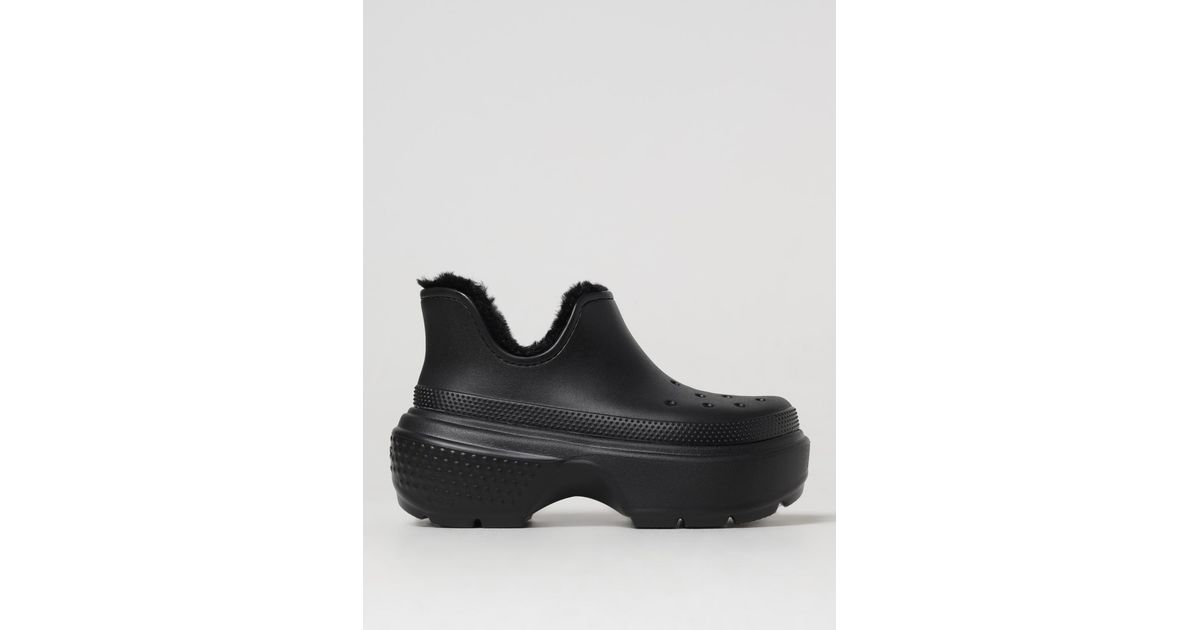 Crocs™ Stomp Bootie in Black | Lyst