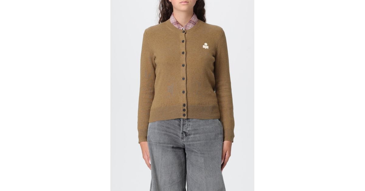 Isabel Marant Cardigan in Brown | Lyst UK