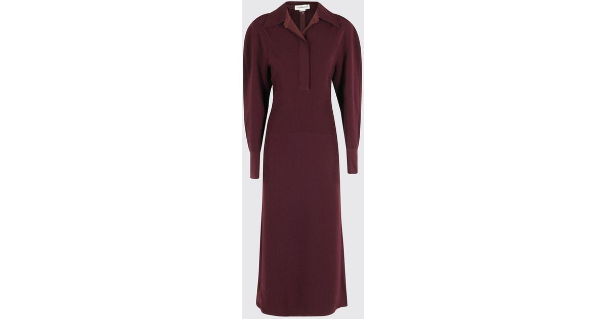 Victoria Beckham Dress in Purple | Lyst UK