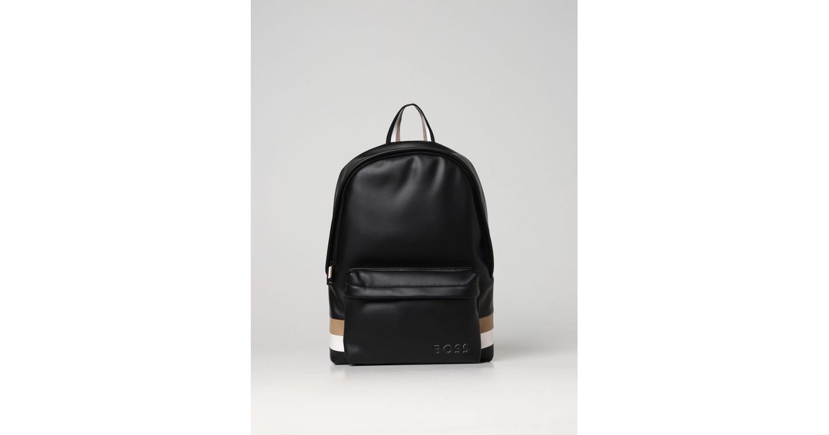 BOSS by HUGO BOSS Backpack in Black for Men | Lyst