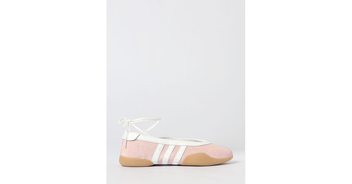 adidas Originals Ballet Flat in Pink | Lyst UK