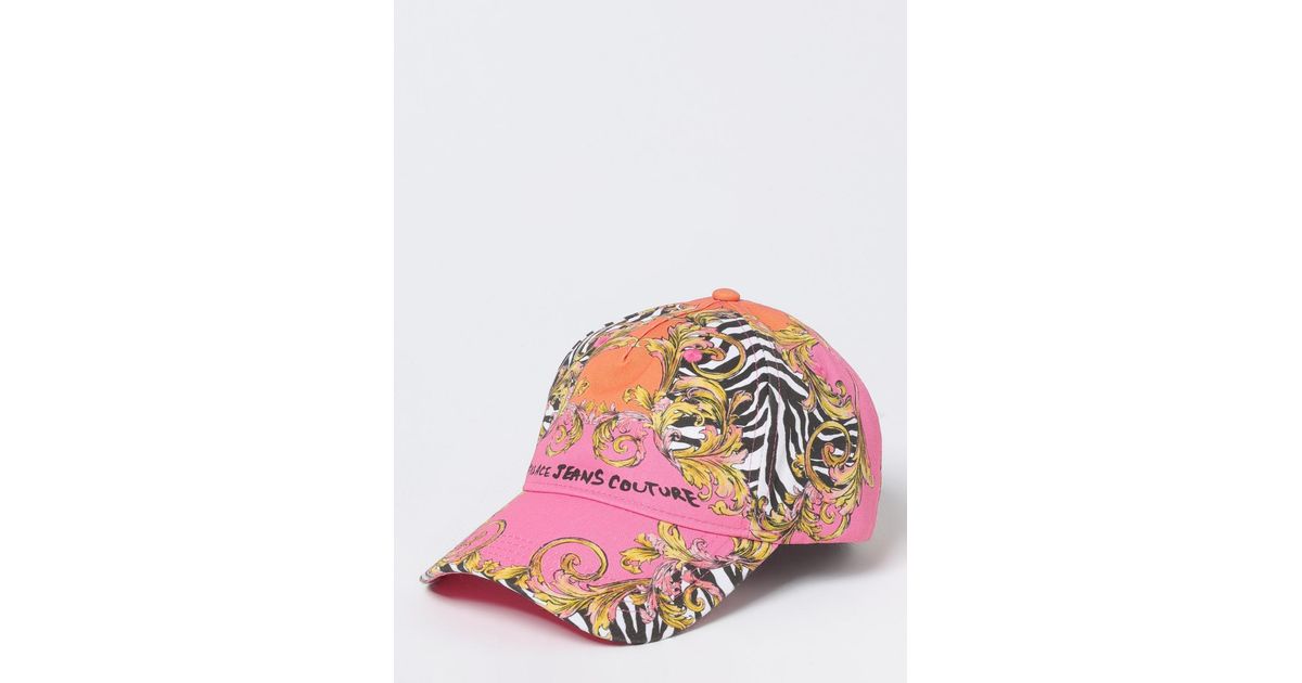 Versace Jeans Couture Hat in Pink | Lyst UK