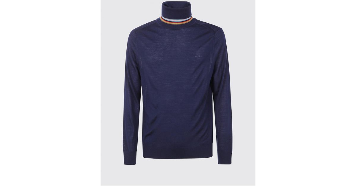 Paul Smith Sweater in Blue for Men | Lyst UK