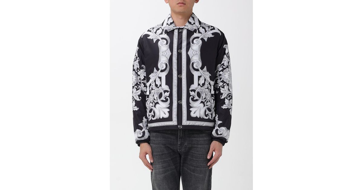 Versace Jacket in Blue for Men | Lyst