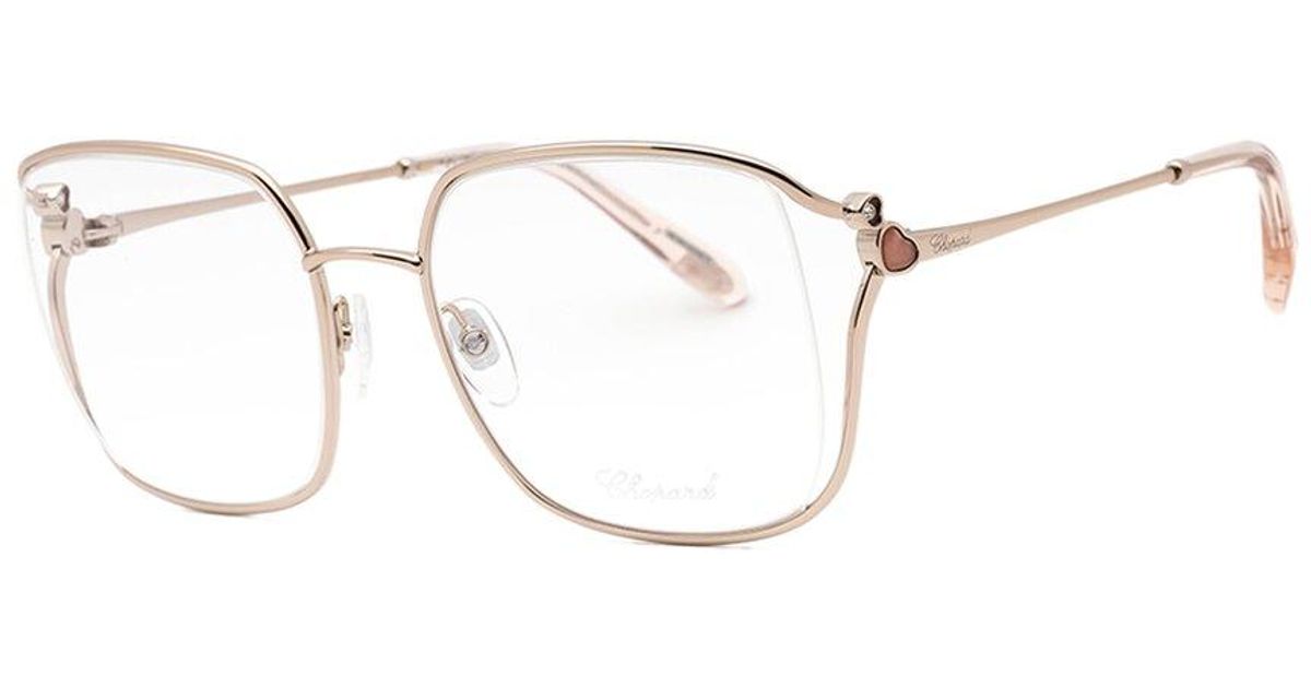 Chopard Vchg29s 53mm Optical Frames in Metallic | Lyst