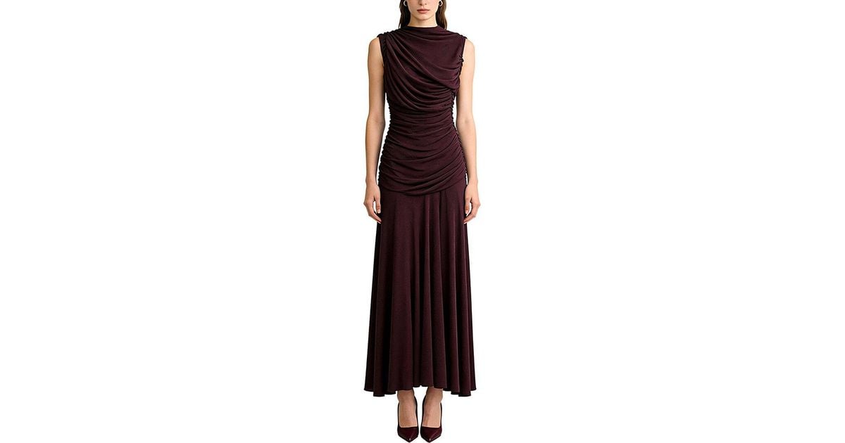 MIRA RICHI Maxi Dress in Purple | Lyst UK