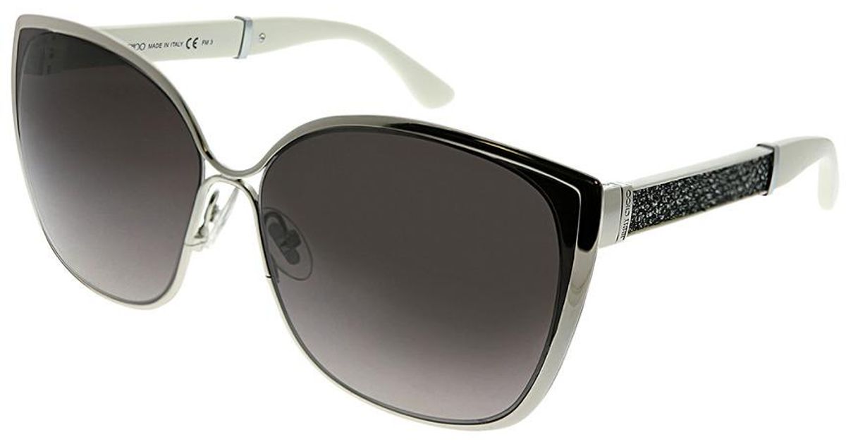 Jimmy Choo Rectangular 58mm Sunglasses Lyst Uk