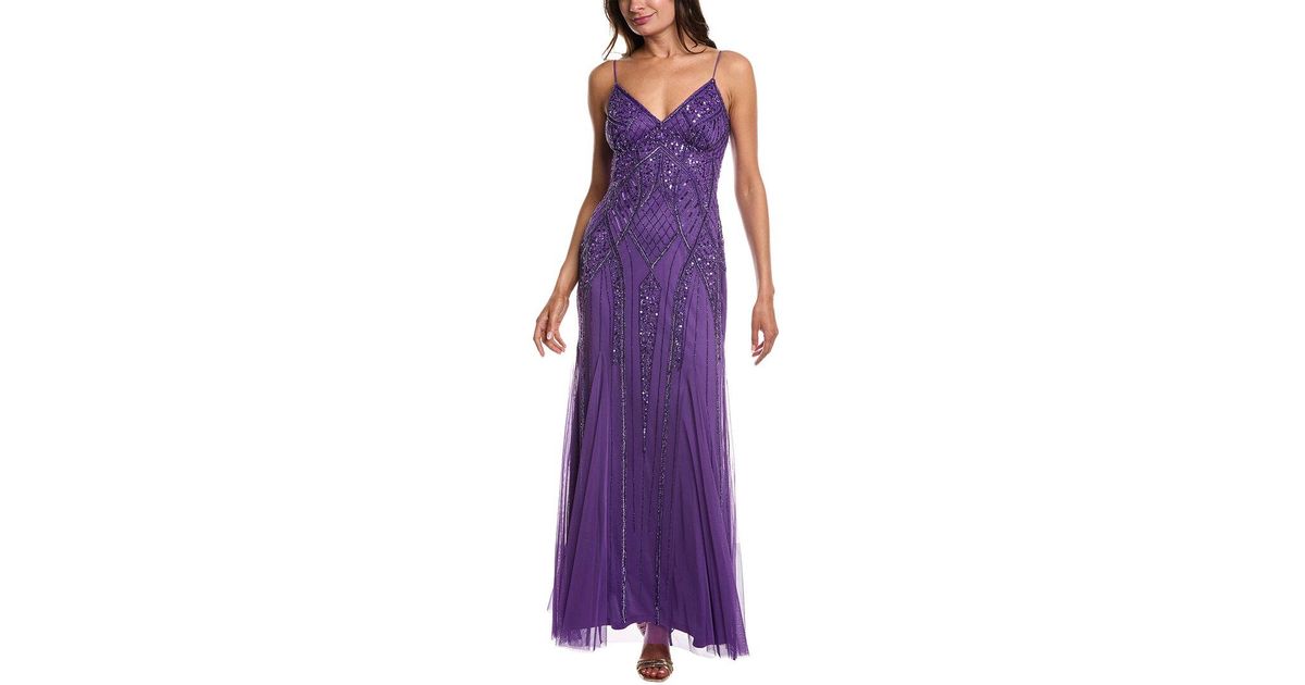 Bebe Maxi Dress in Purple | Lyst