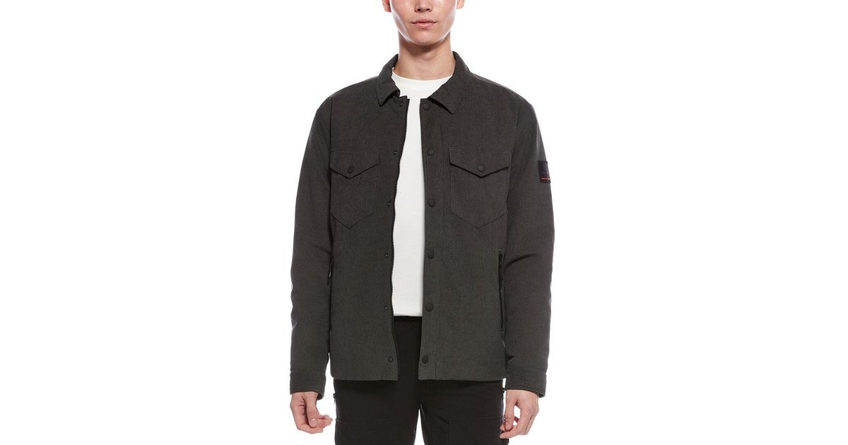 Bogner Zadok Ribbed Coat in Black for Men | Lyst UK