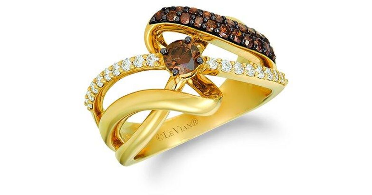 Le Vian Movement 14K 0.91 Ct. Tw. Diamond Half-Eternity Ring in ...