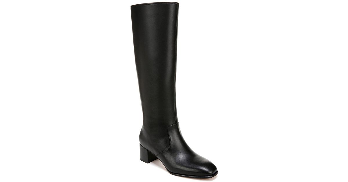 Vince Arabel Tall Leather Boot in Black | Lyst