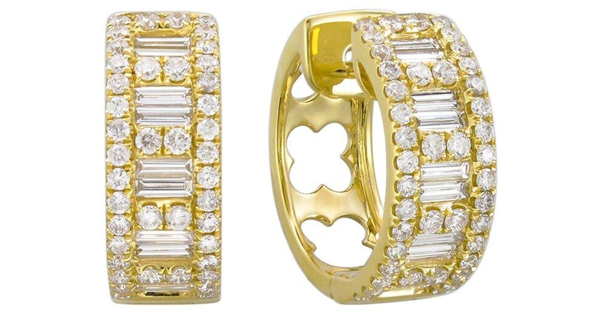 Sabrina Designs 18K 1.01 Ct. Tw. Diamond Earrings in Metallic | Lyst ...