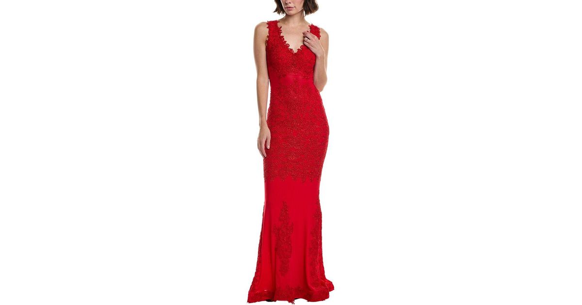 Issue New York Maxi Dress in Red | Lyst UK