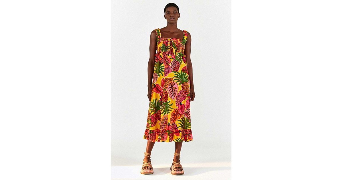 FARM Rio Fruit Dream Maxi Dress in Red | Lyst