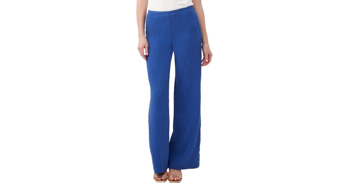 Trina Turk Long Weekend Pant in Blue | Lyst