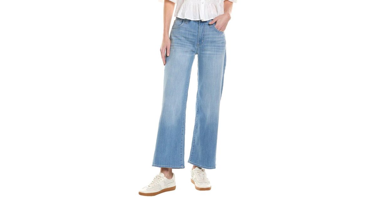 Hudson Jeans Jeans Rosalie High-Rise Luna Wide Leg Ankle Jean in Blue ...