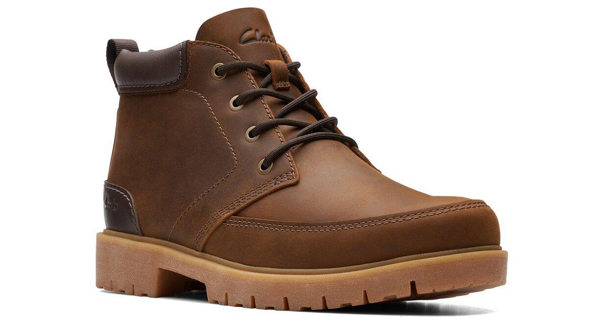 Clarks Rossdale Mid Leather Boot in Brown for Men | Lyst