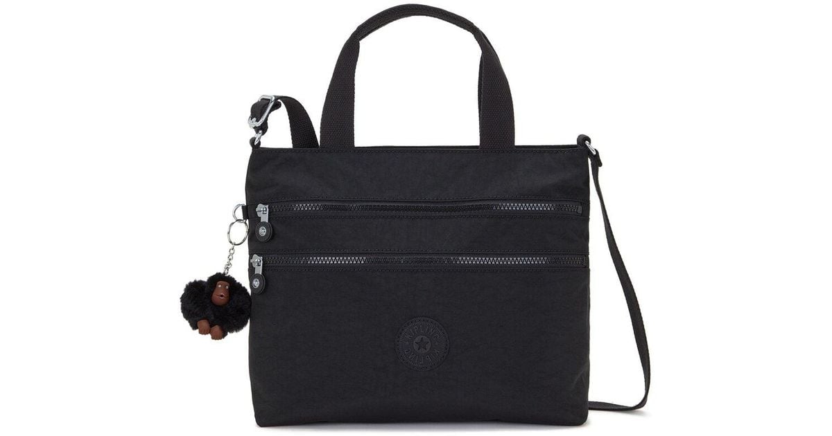 Kipling Miah Satchel in Black | Lyst