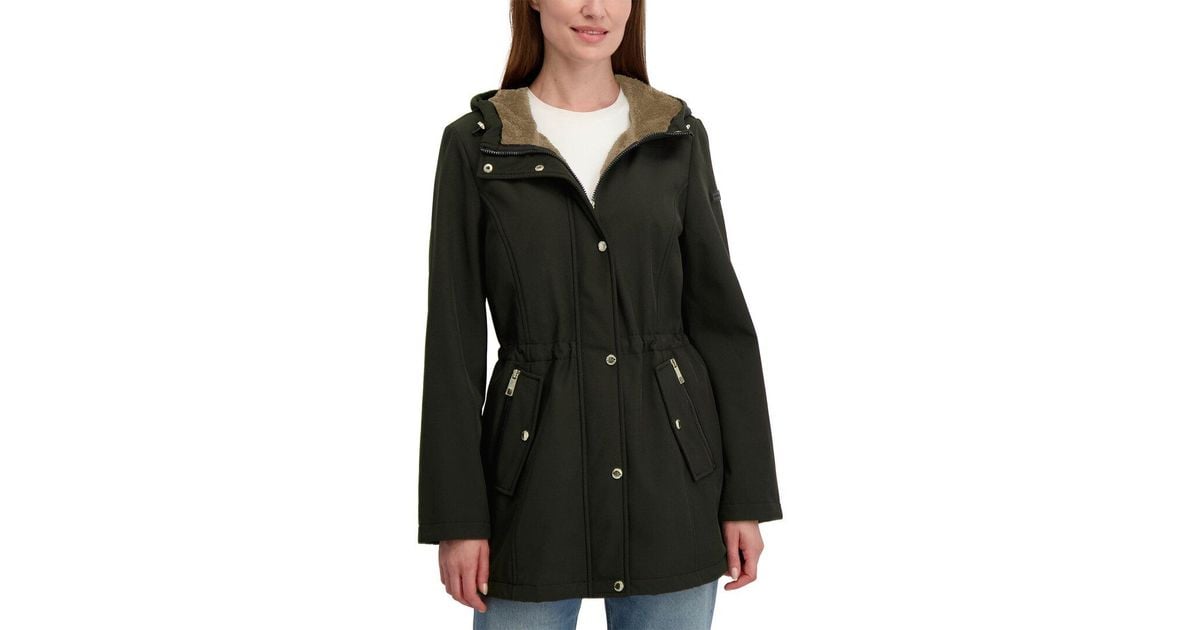 Laundry by Shelli Segal Bonded Softshell Attached in Black | Lyst UK