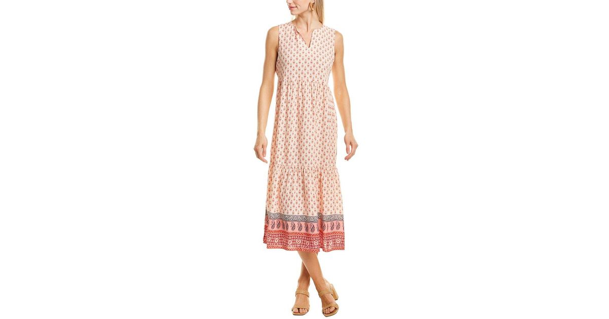 Beach Lunch Lounge Beachlunchlounge Ireana Midi Dress In Pink Lyst