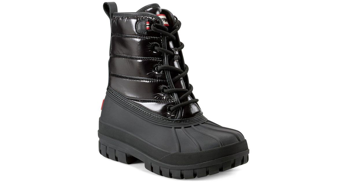 HUNTER Stanly Rubber Boot in Black | Lyst
