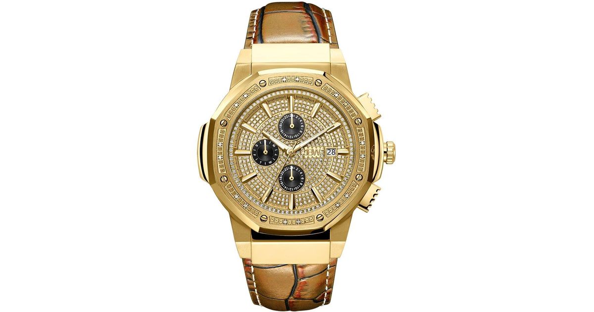 JBW Saxon Diamond Watch in Metallic for Men | Lyst