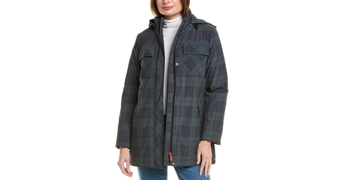 HUNTER Self-Packable Padded Field Jacket in Black | Lyst