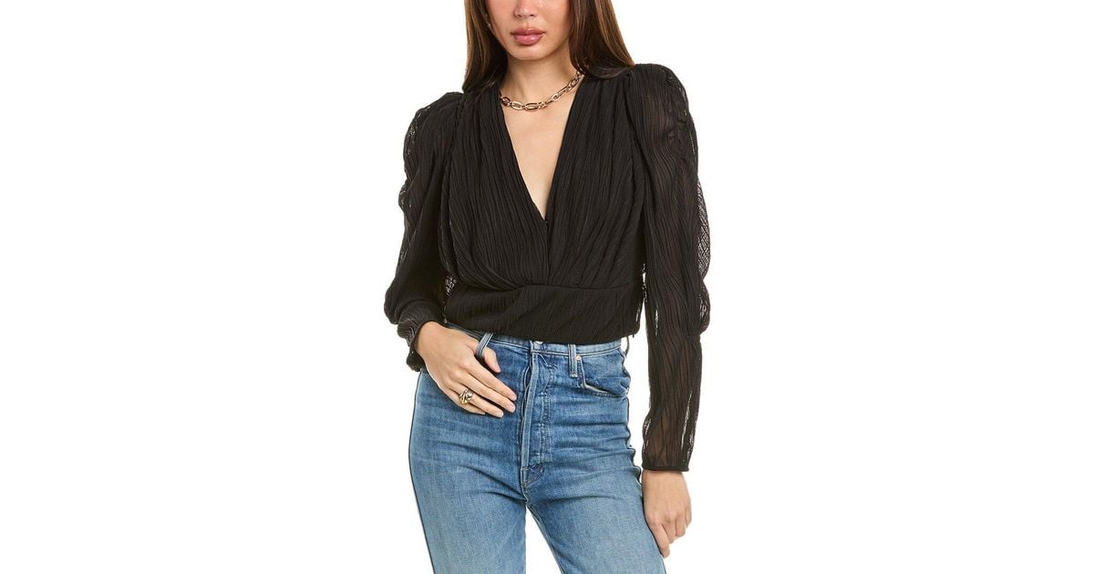 IRO Amili Top in Black | Lyst