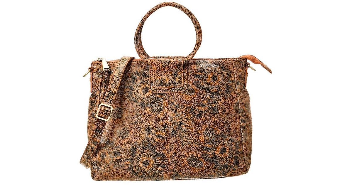 Hobo International Sheila Medium Leather Satchel in Brown | Lyst