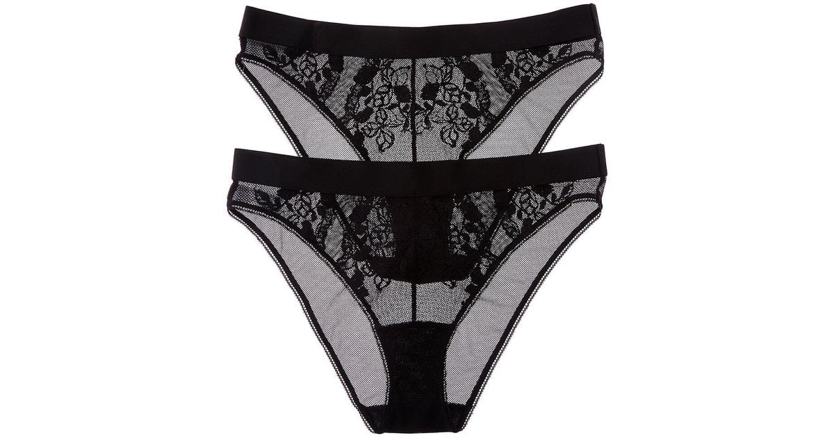 Wacoal B.Tempt'D By 2Pk Opening Act Cheeky in Black | Lyst