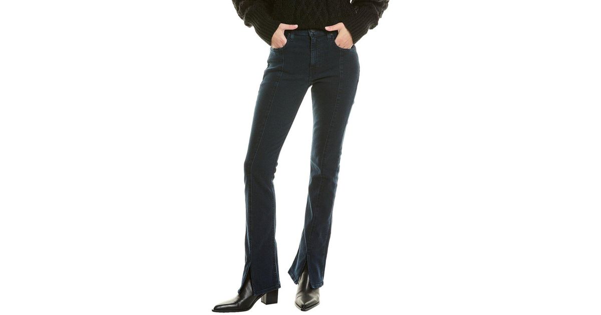 Hudson Jeans Barbara High-Rise Baby Bootcut in Black | Lyst