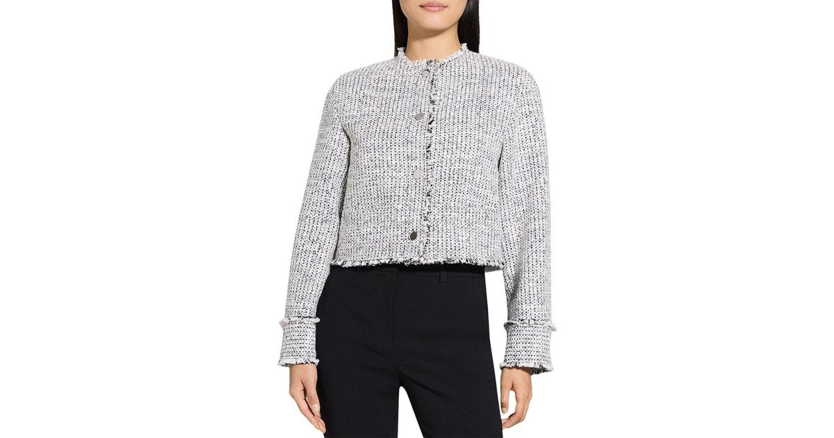 Theory Clean Jacket in Gray | Lyst