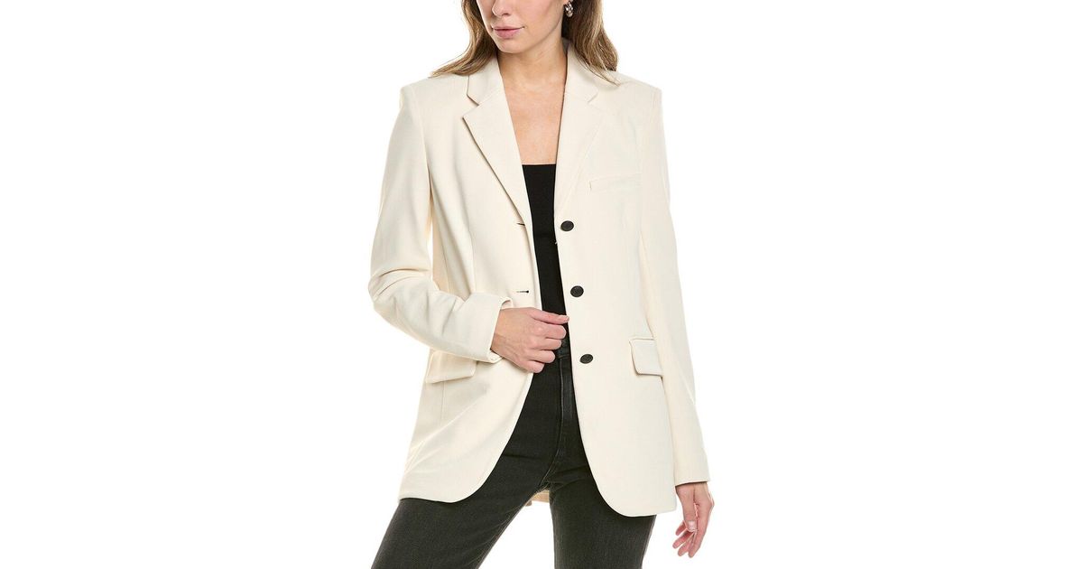Rag & Bone Cadence Twill Blazer in Natural | Lyst UK