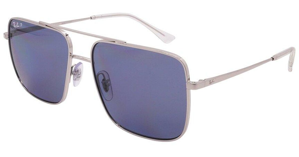 Ray-Ban Rb3758 56Mm Sunglasses in Blue for Men | Lyst UK