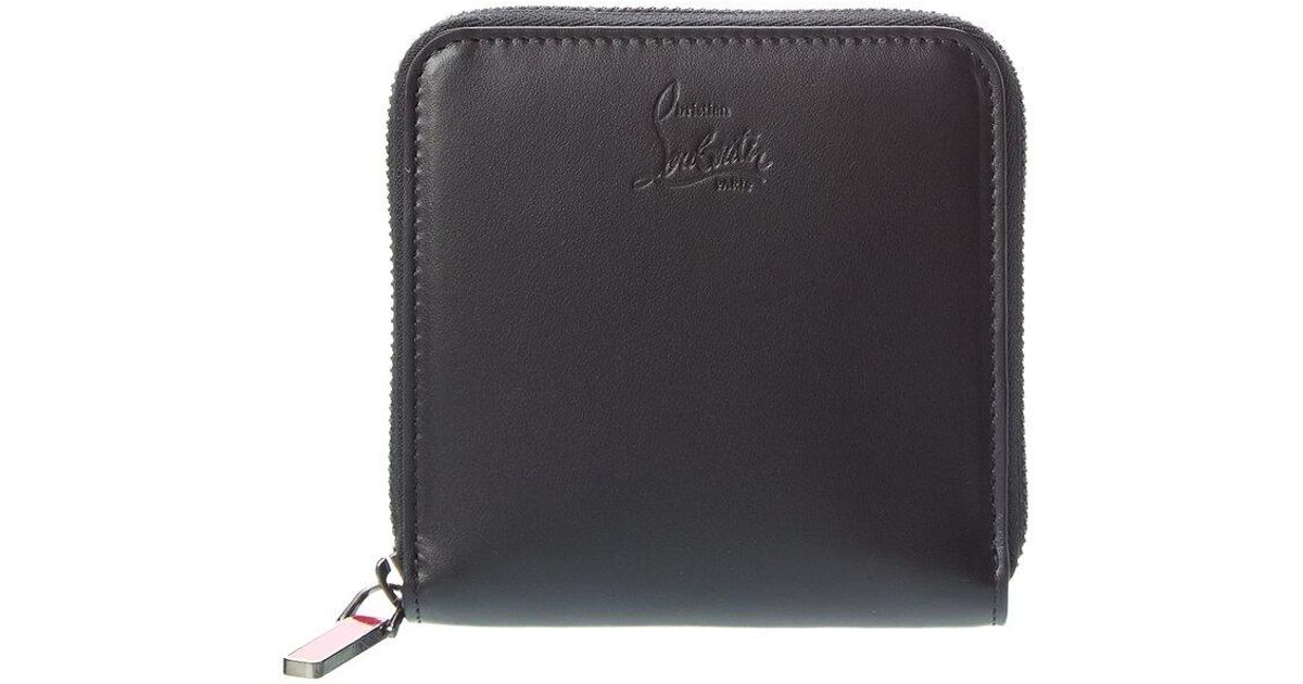 Christian Louboutin Djanis Leather Wallet in Black for Men | Lyst UK