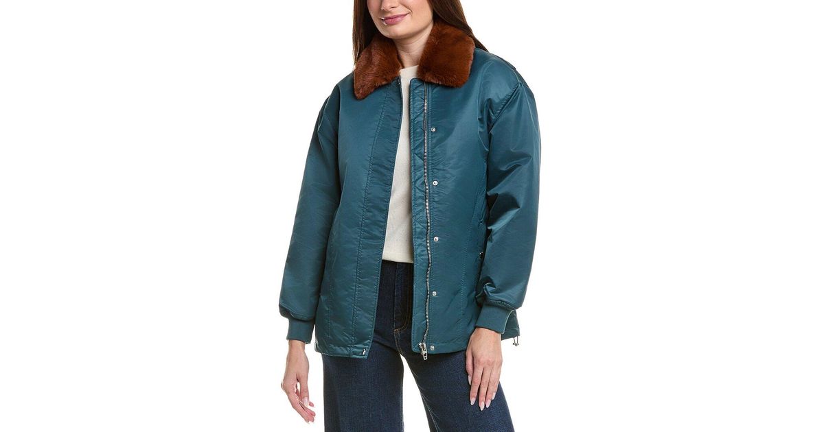 Blank NYC Overachiever Jacket in Blue | Lyst UK