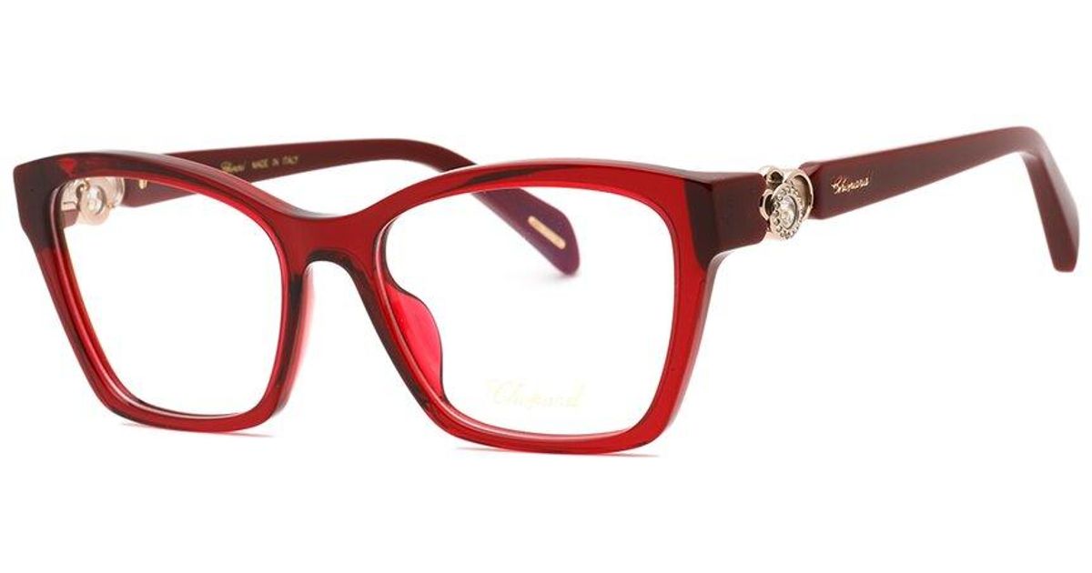 Chopard Vch355s 54mm Optical Frames in Red | Lyst