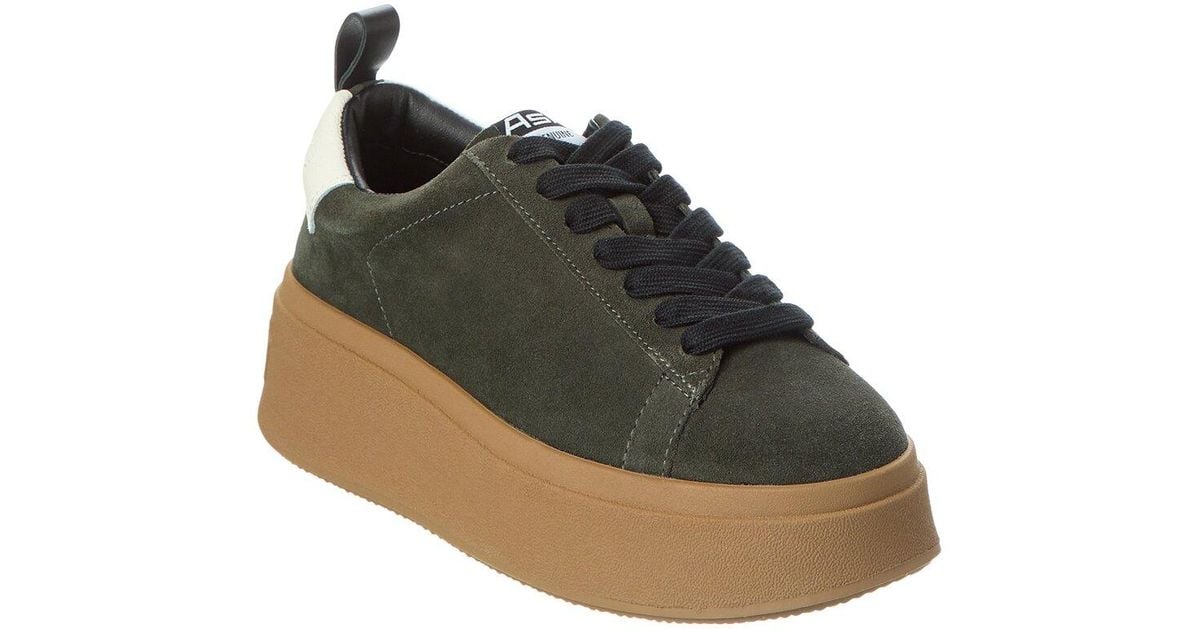 Ash Move S Suede Platform Sneaker in Blue | Lyst