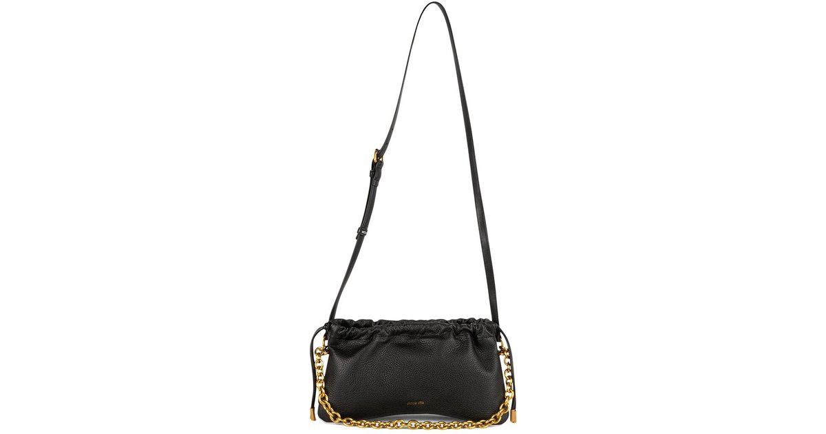 Dolce Vita Reina Leather Shoulder Crossbody in Black | Lyst UK