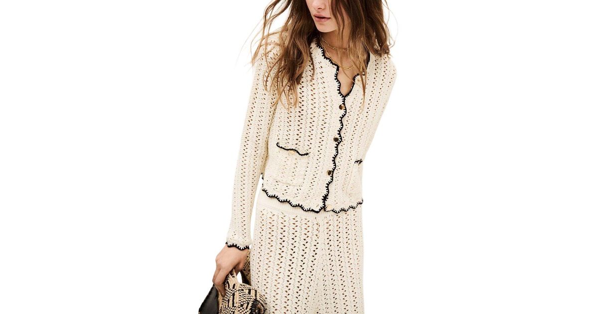 Ba&sh Sheila Vest in Natural | Lyst