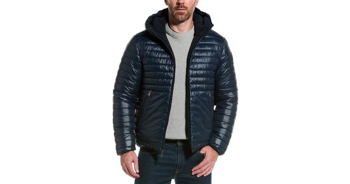 Pajar Kai Lightweight Reversible Puffer Jacket in Blue for Men | Lyst