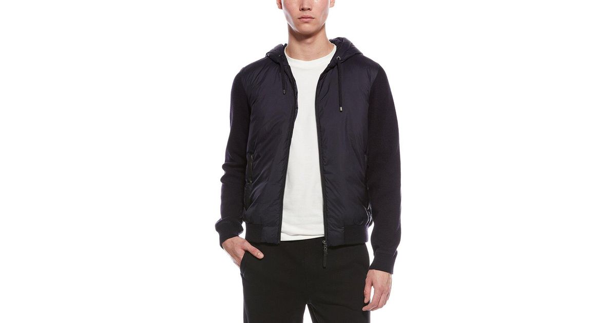 Bogner Lirem Wool-Blend Down Jacket in Blue for Men | Lyst UK