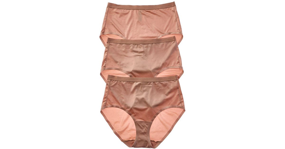 Wacoal 3Pk Inner Sheen Brief in Pink | Lyst UK