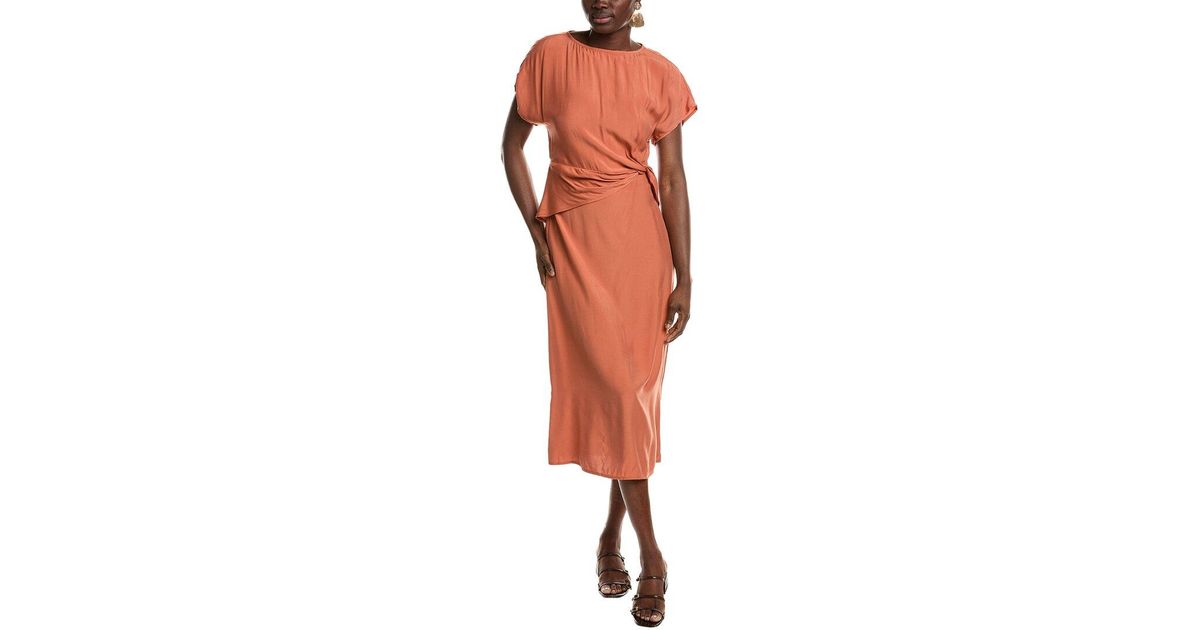 ANNA KAY Moavil Midi Dress in Orange | Lyst UK