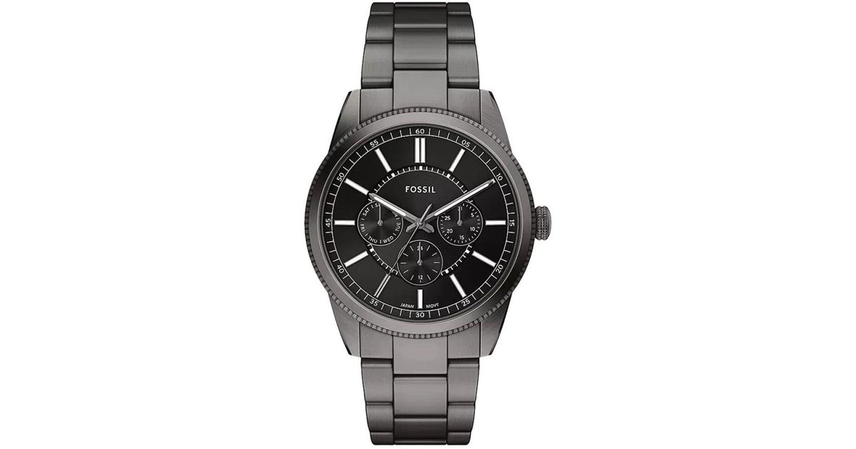 Fossil Pearson Watch in Gray for Men | Lyst