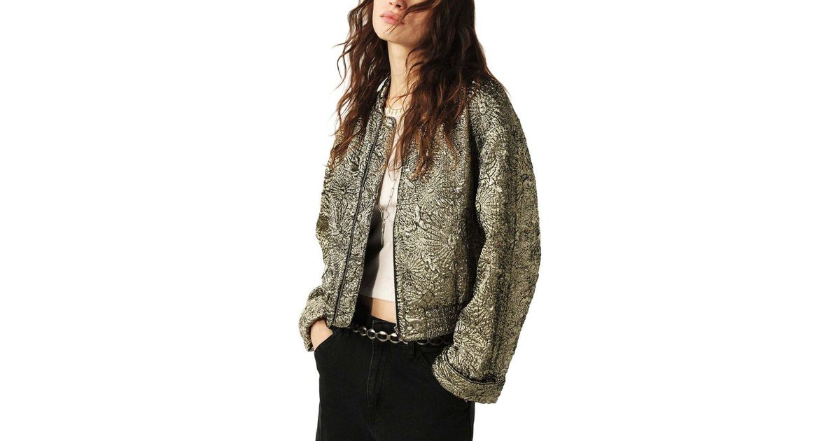 Ba&sh Bary Jacket in Grey | Lyst UK