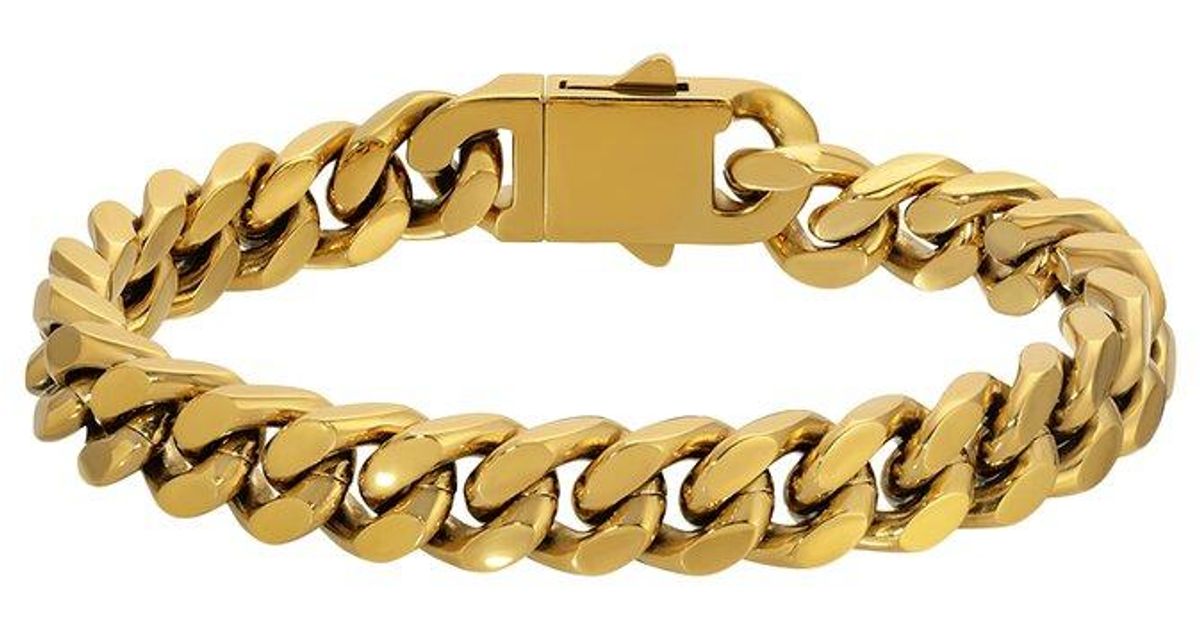 Eye Candy LA Dennis Cuban Link Chain Bracelet in Metallic | Lyst